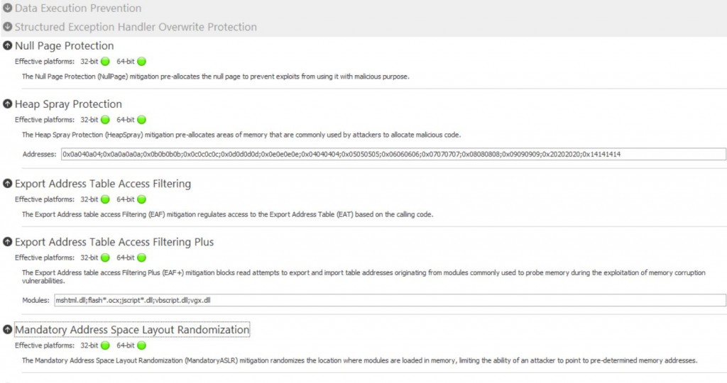 Microsoft Enhanced Mitigation Experience Toolkit (EMET) 5 Protection ...