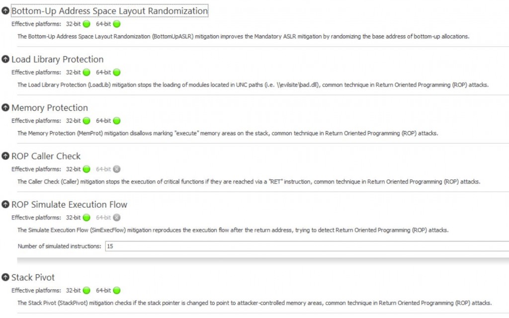 Microsoft Enhanced Mitigation Experience Toolkit (EMET) 5 Protection ...