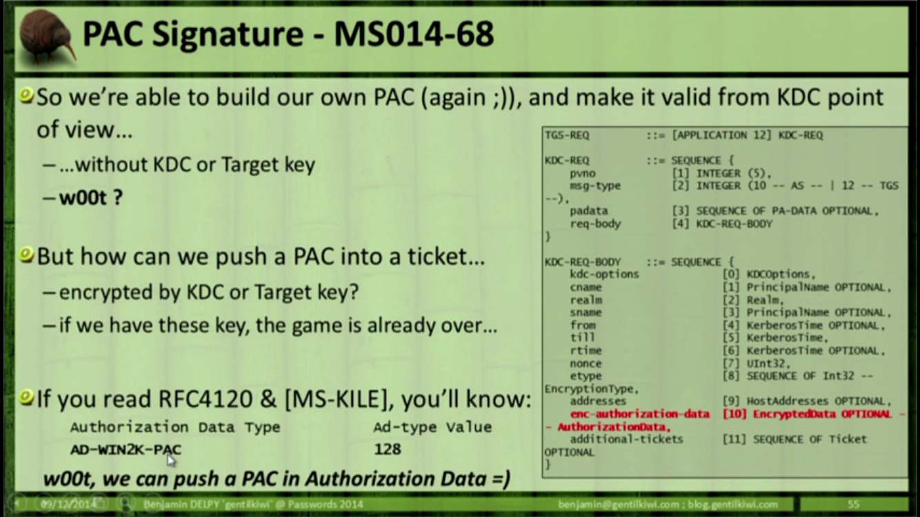 Exploiting MS14-068 Vulnerable Domain Controllers Successfully with the ...