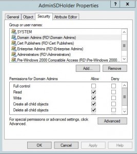 Sneaky Active Directory Persistence #15: Leverage AdminSDHolder ...