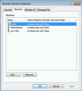 Sneaky Active Directory Persistence #15: Leverage AdminSDHolder ...