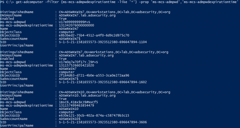 Microsoft LAPS Security & Active Directory LAPS Configuration Recon – Active Directory & Azure ...
