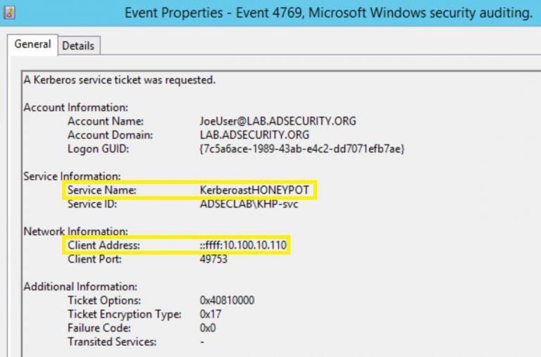 Detecting Kerberoasting Activity Part 2 – Creating a Kerberoast Service ...