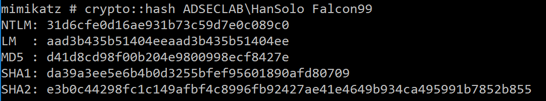 Mimikatz – Active Directory Security