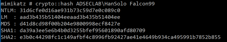 Mimikatz – Active Directory Security