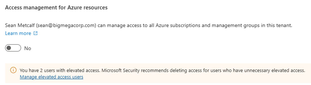 Entra & Azure Elevated Access Revisited – Active Directory & Azure AD ...